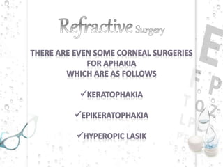 Aphakia,Causes ,Symptoms,signs,treatment | PPTX