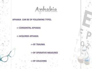 Aphakia | PPTX
