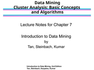 basic cluster analysis presentation slides | PPTX