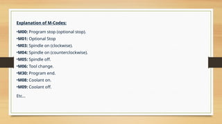 Basic CNC Operating Training CUM PROGRAMMING | PPTX