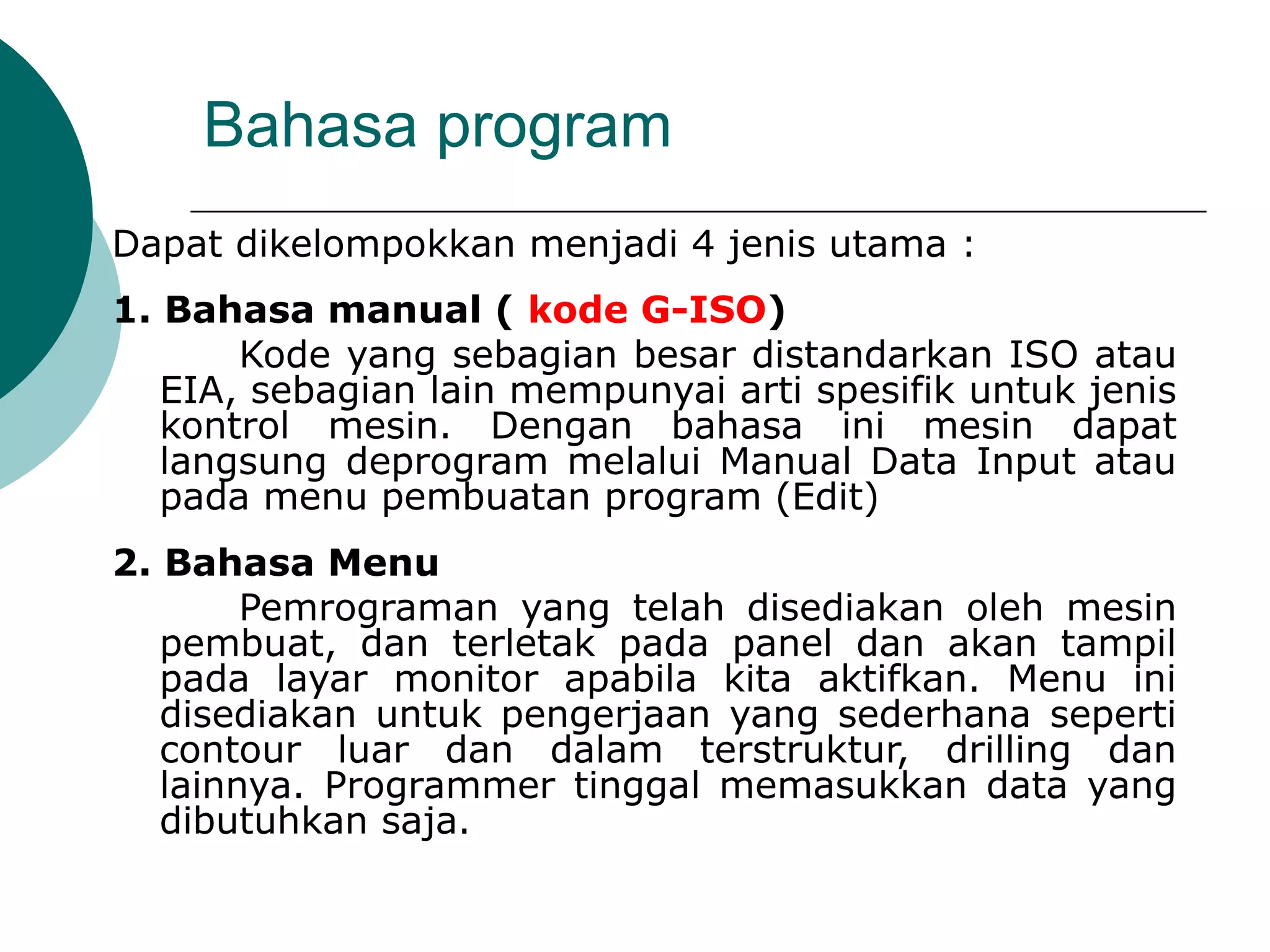 Basic cnc programming awal | PPT