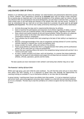 Basic coachingmanual | PDF