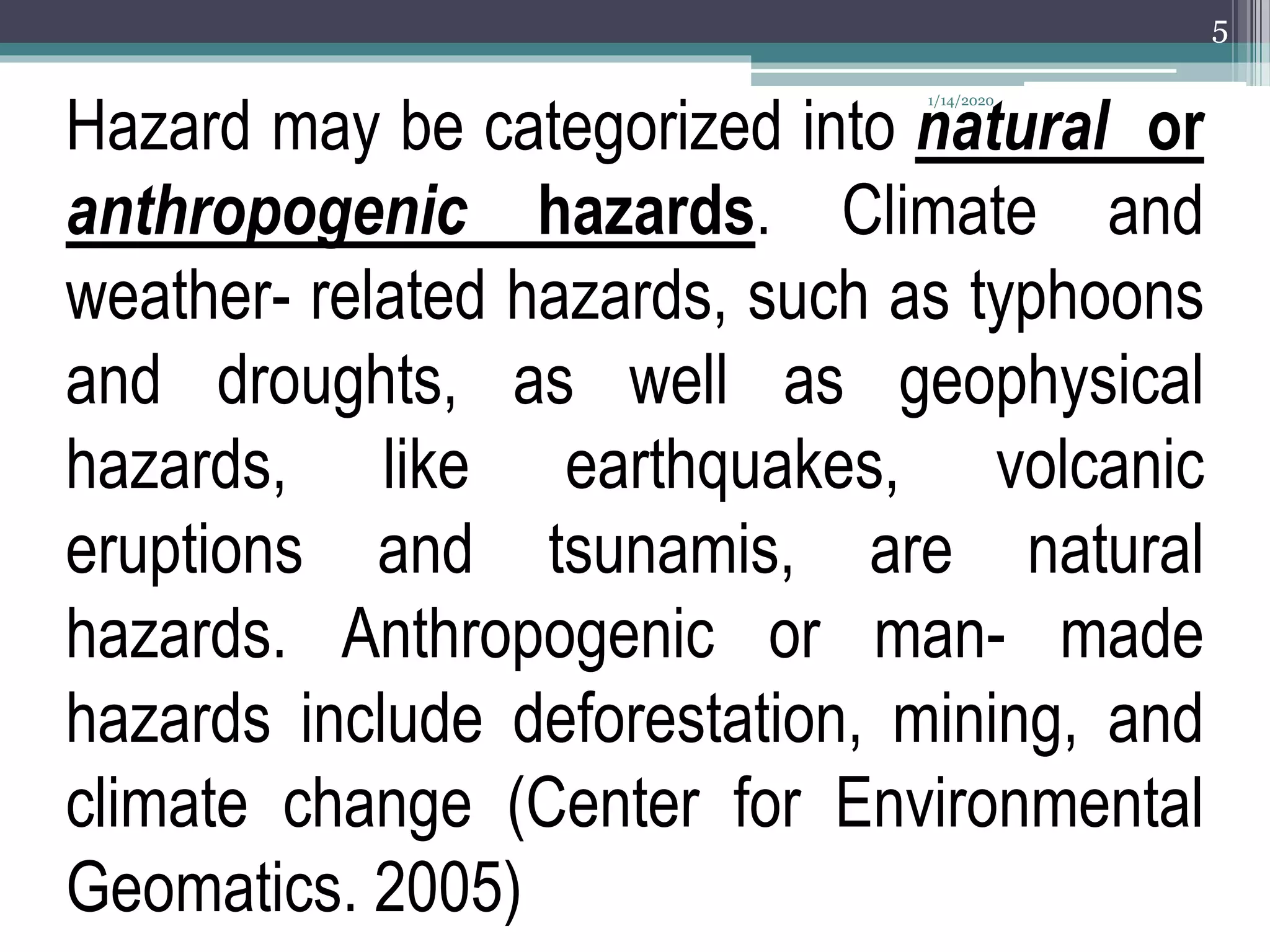 Basic Concept of Hazard | PPTX
