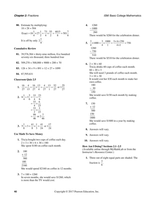 Basic college mathematics 8th edition by tobey slater blair crawford ...