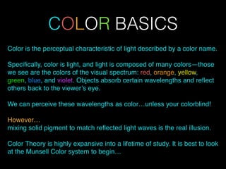 Basic color theory for Painting | PDF