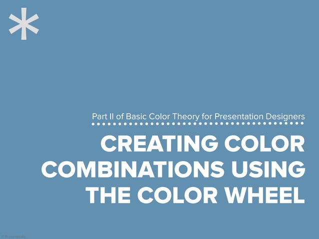 How to use the color wheel to create colorful presentations | PDF ...