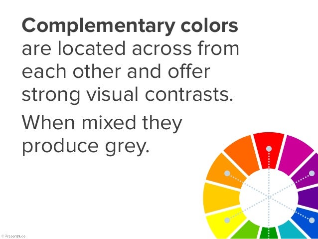 How to use the color wheel to create colorful presentations
