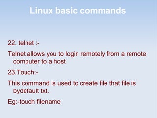 Basic command ppt | PPT
