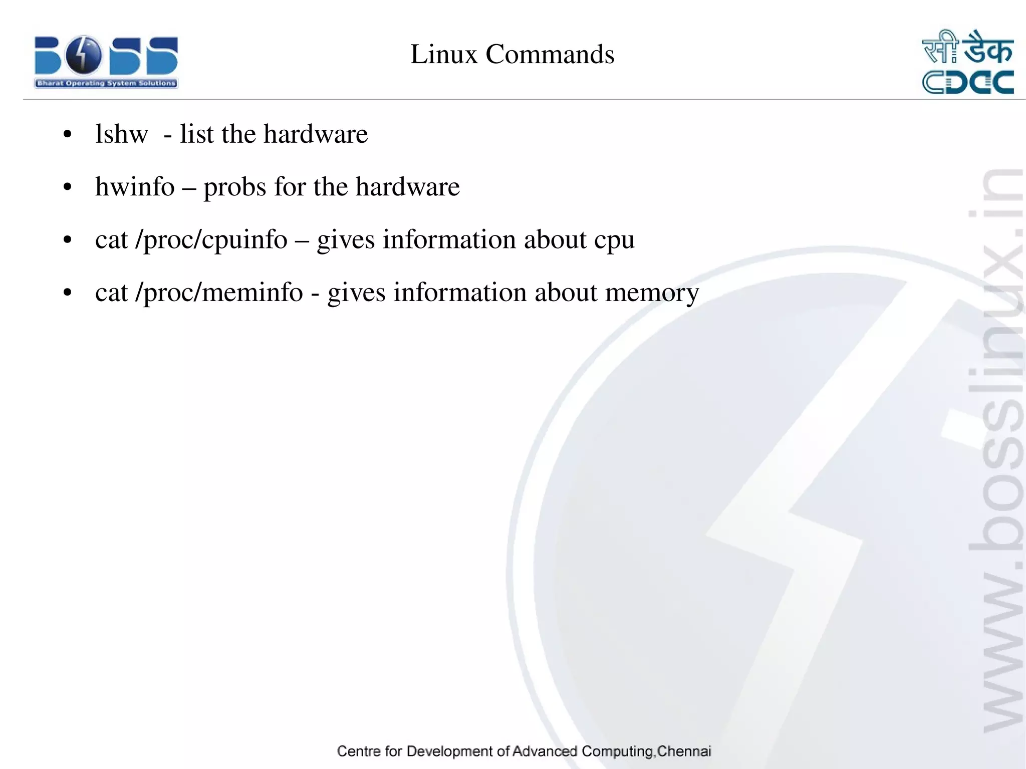 Basic linux commands | PDF