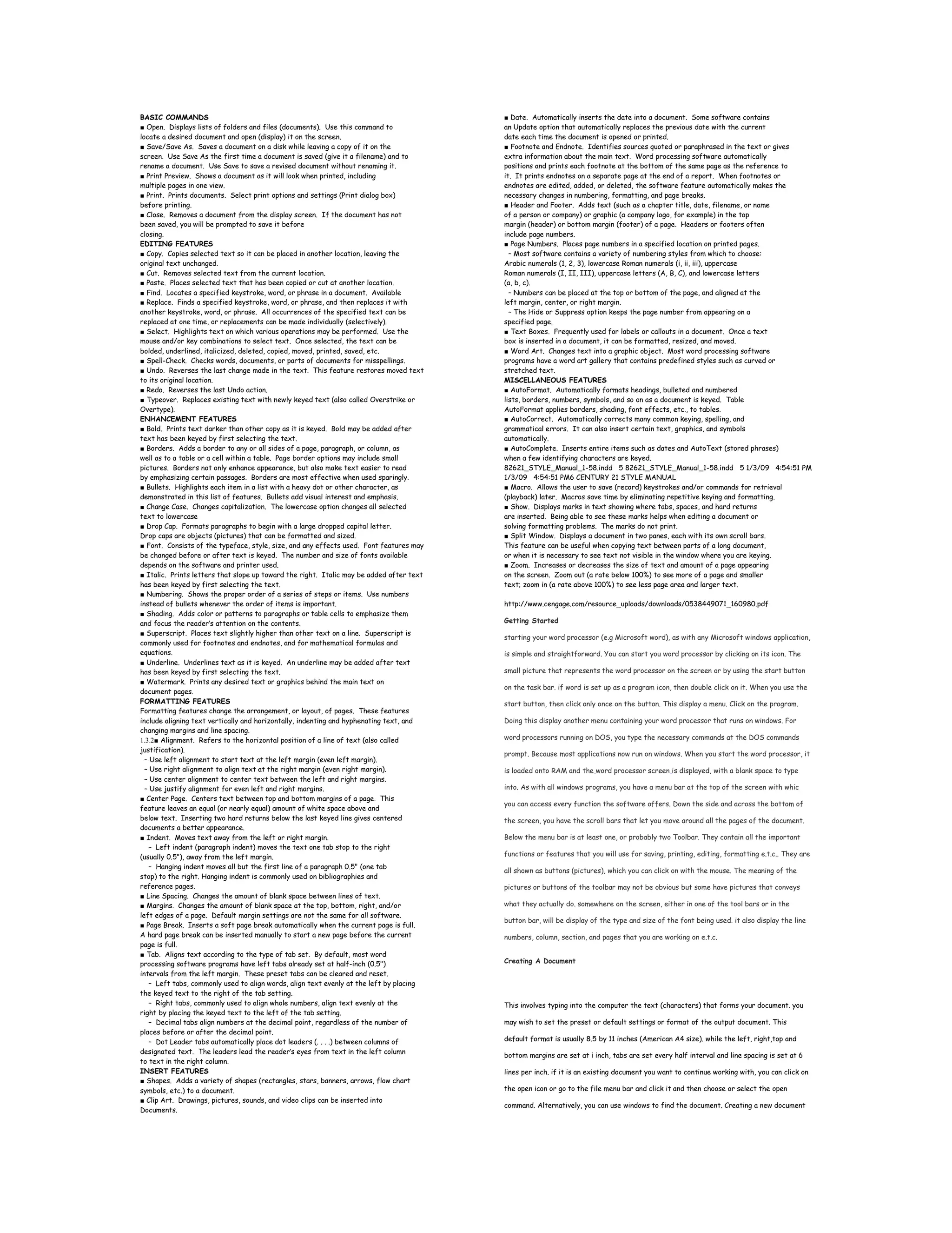 Word Processor | DOC