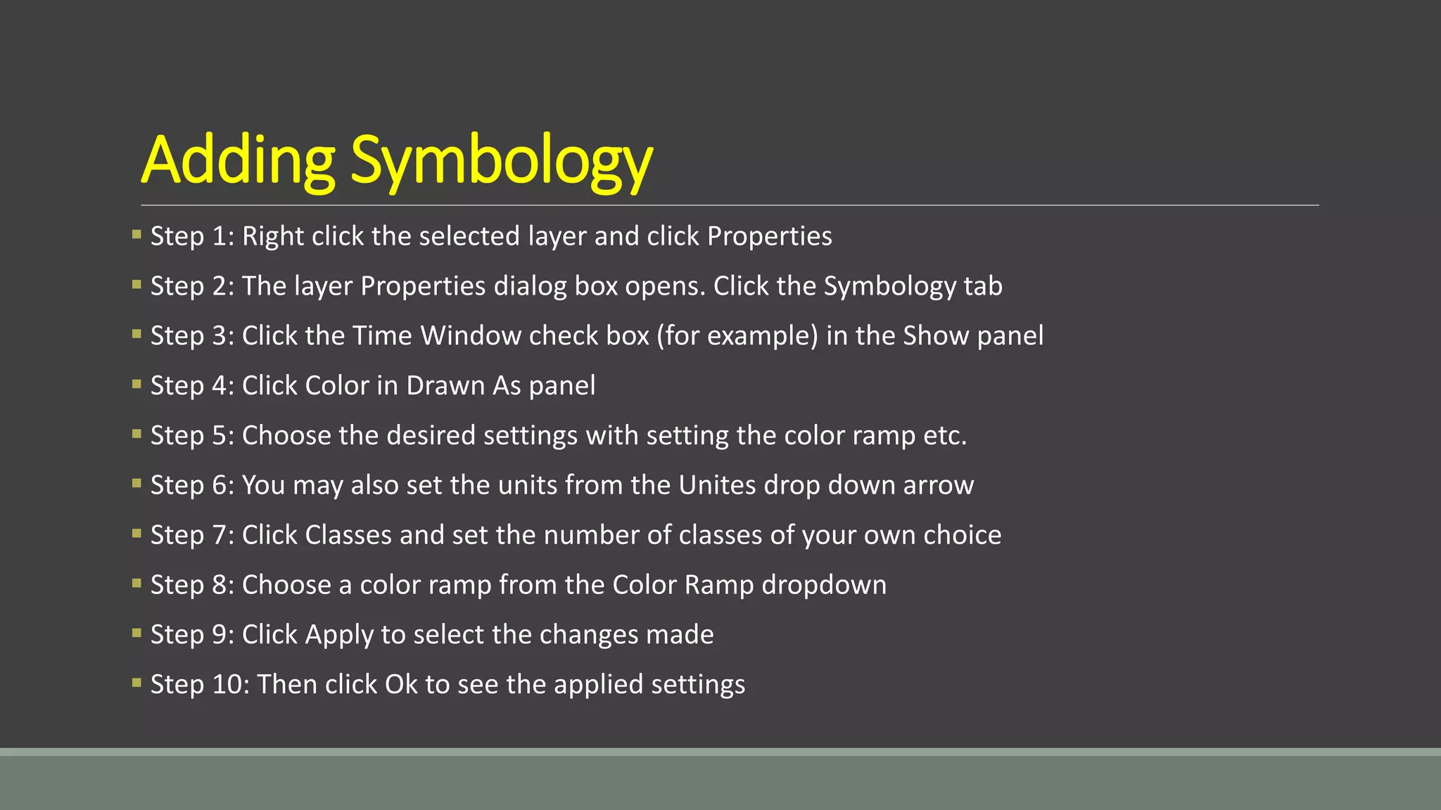 Basic commands of ArcGIS | PPTX