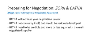Basic commercial negotiation | PPT