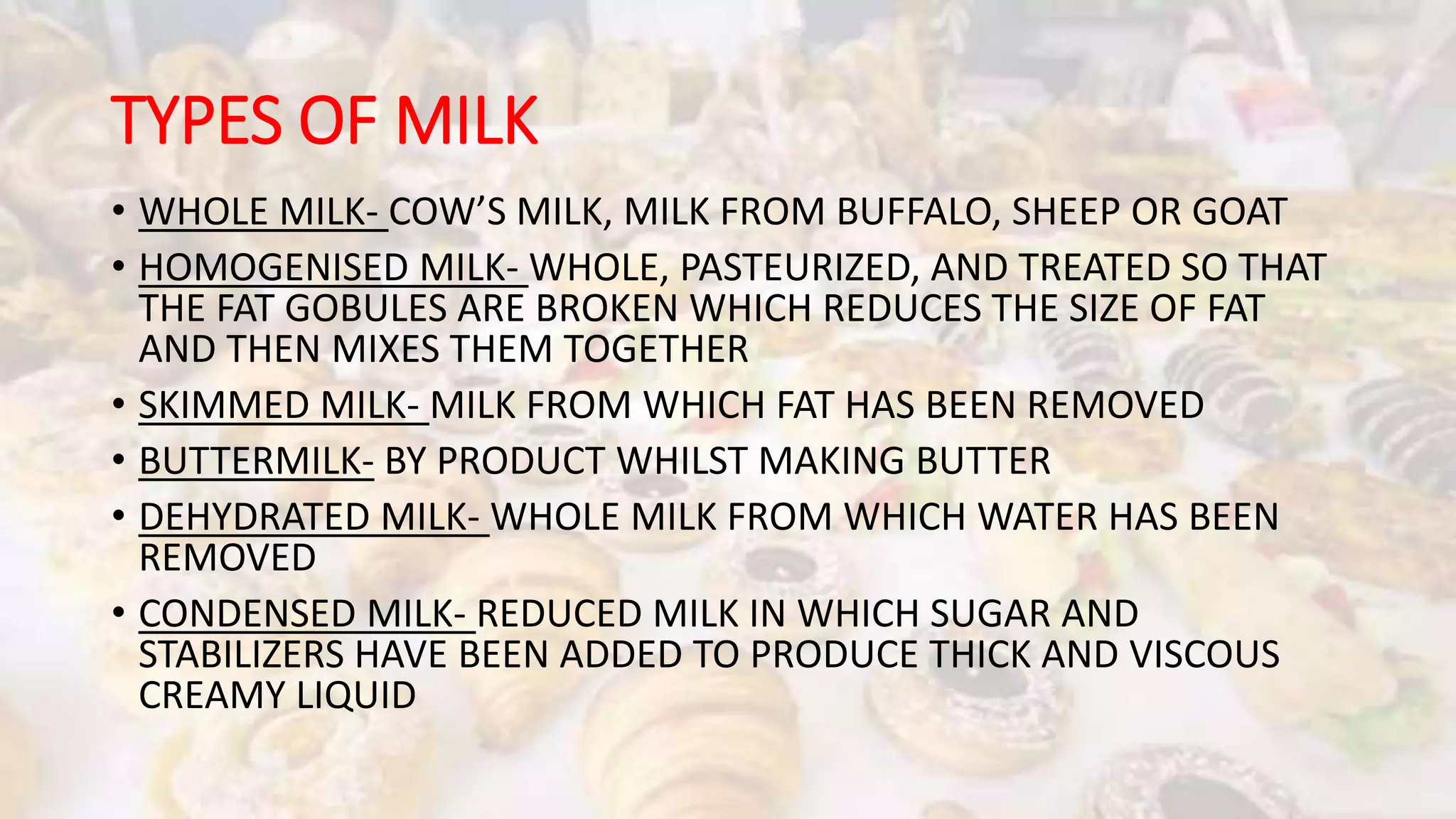 Basic commodities of bakery and pastry | PPTX