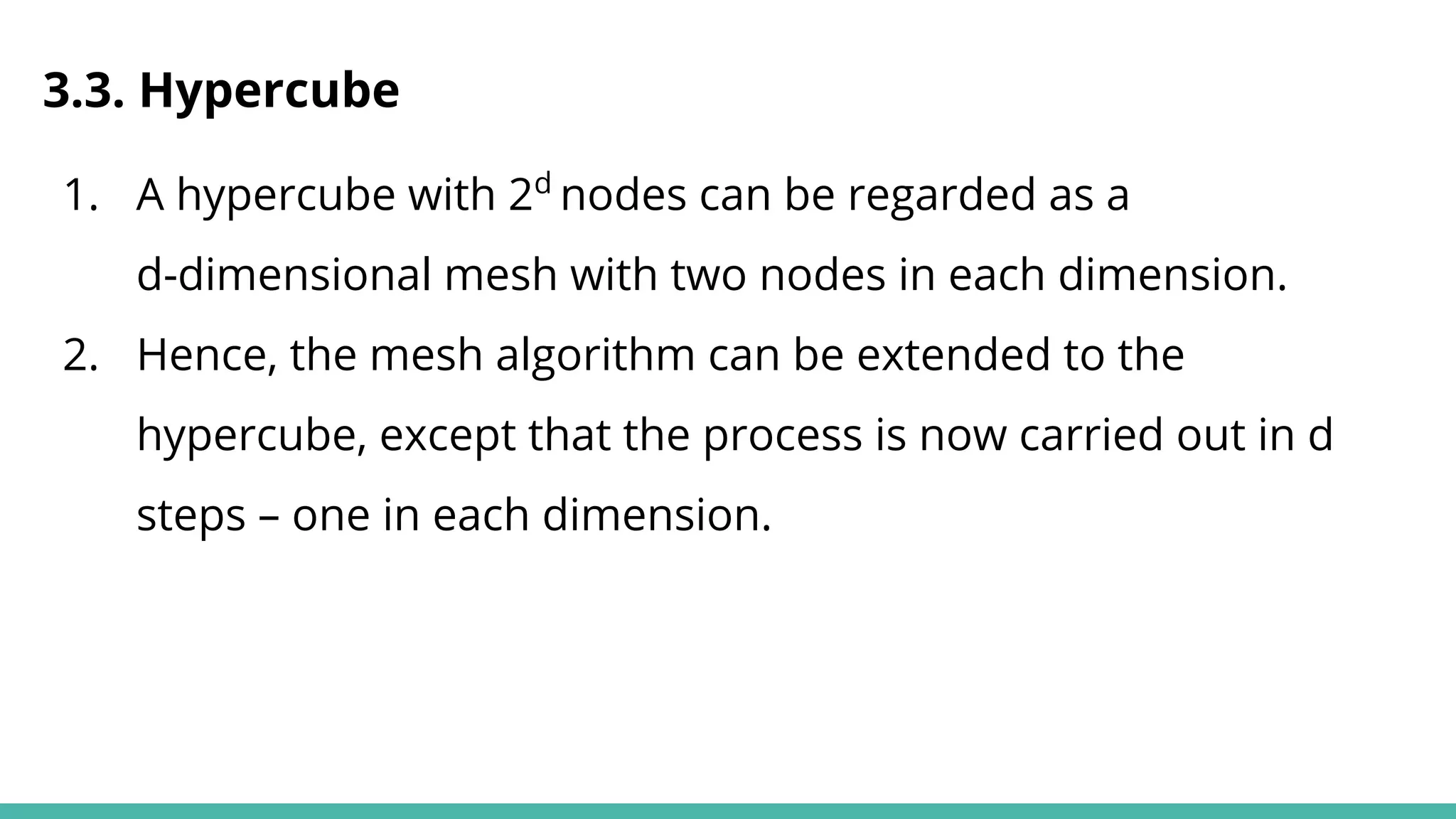 Basic communication operations - One to all Broadcast | PDF