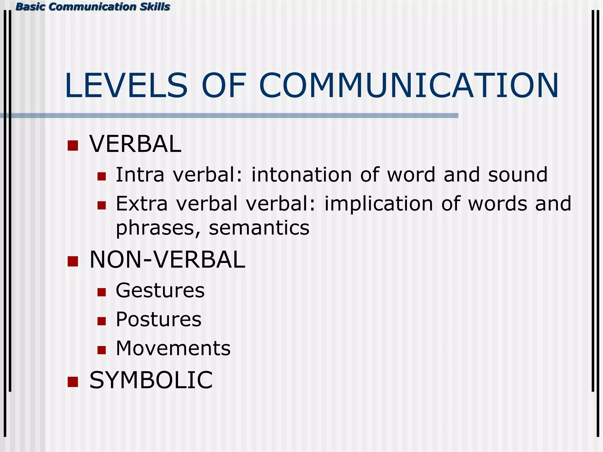 Basic communication skills | PDF