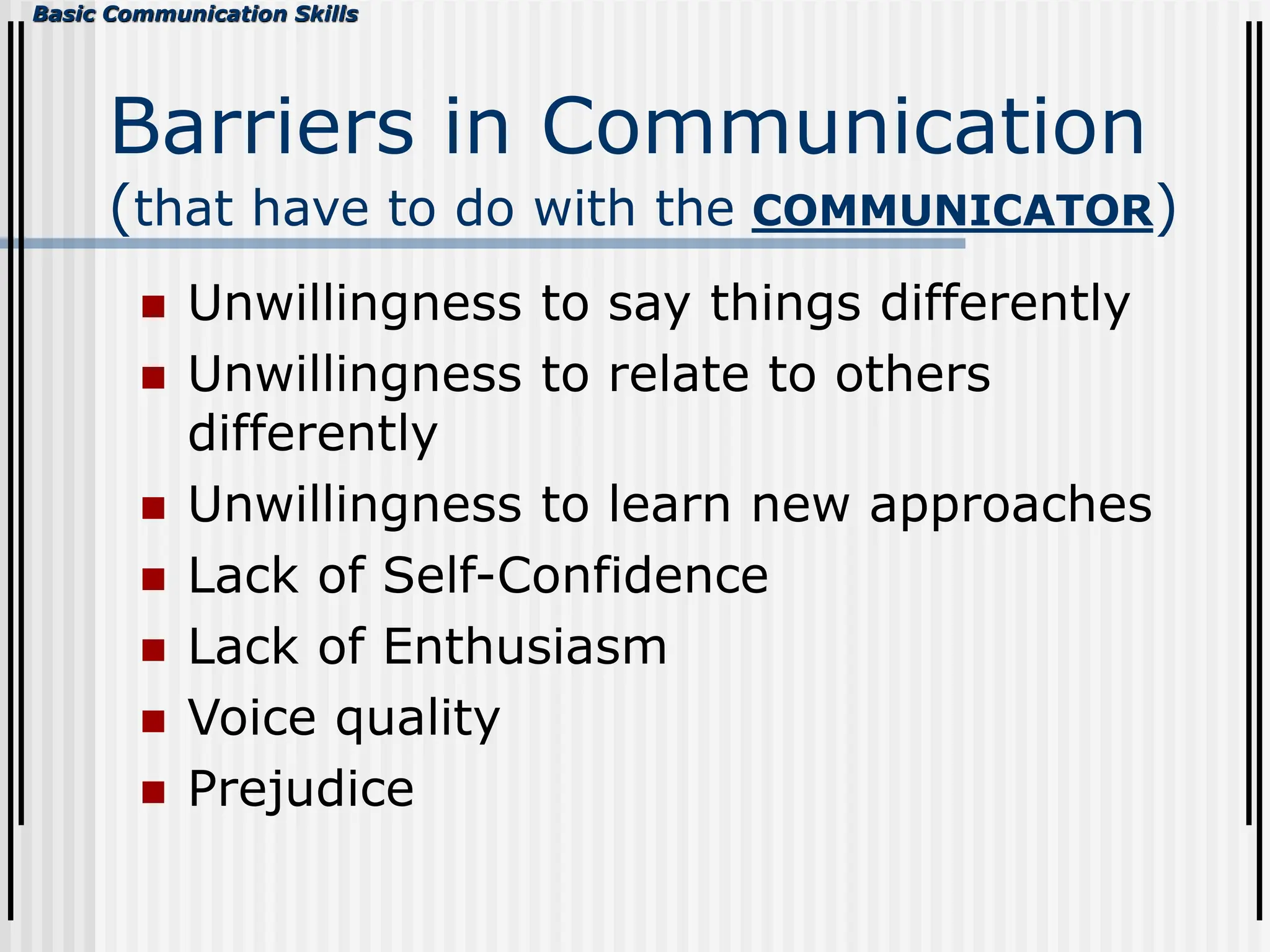 Basic Communication Skills | PPT