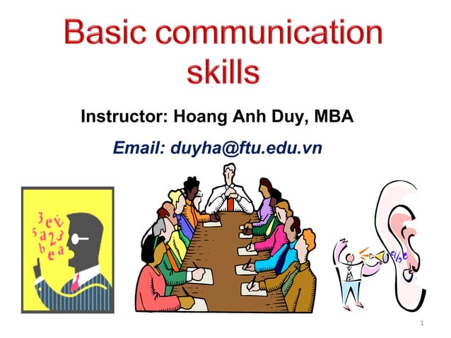 Basic communication skills duy students | PPT