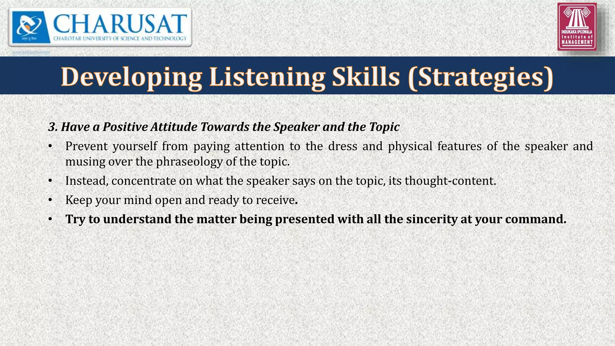 Basic Communication Skills I - Listening.ppt