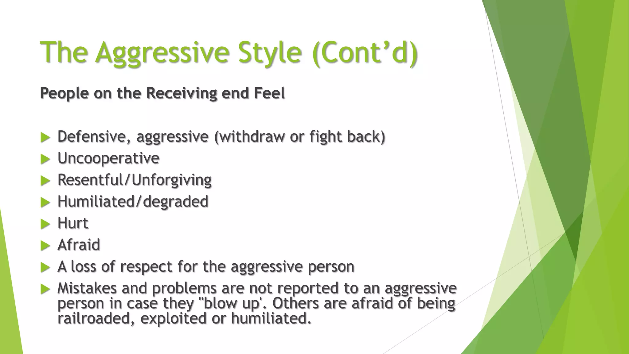 Basic Communication Styles | PPTX