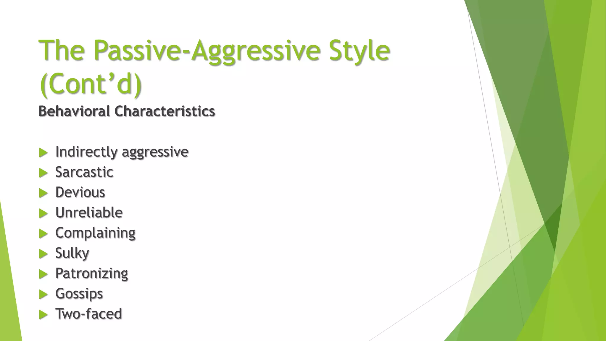 Basic Communication Styles | PPTX