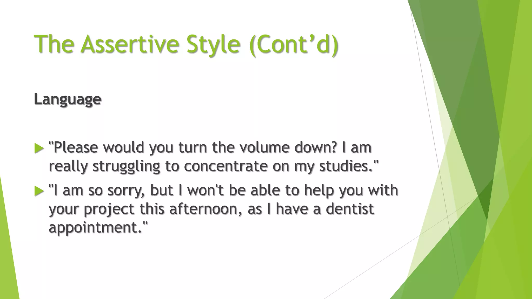 Basic Communication Styles | PPTX