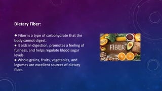 basic componentes of food and it's digestion process | PPT