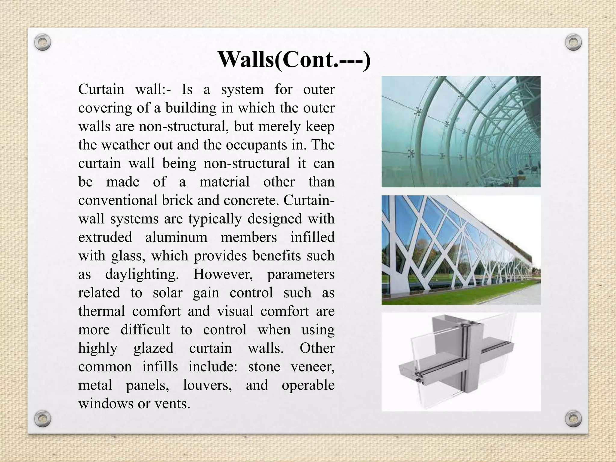 Basic component of buildings | PPTX