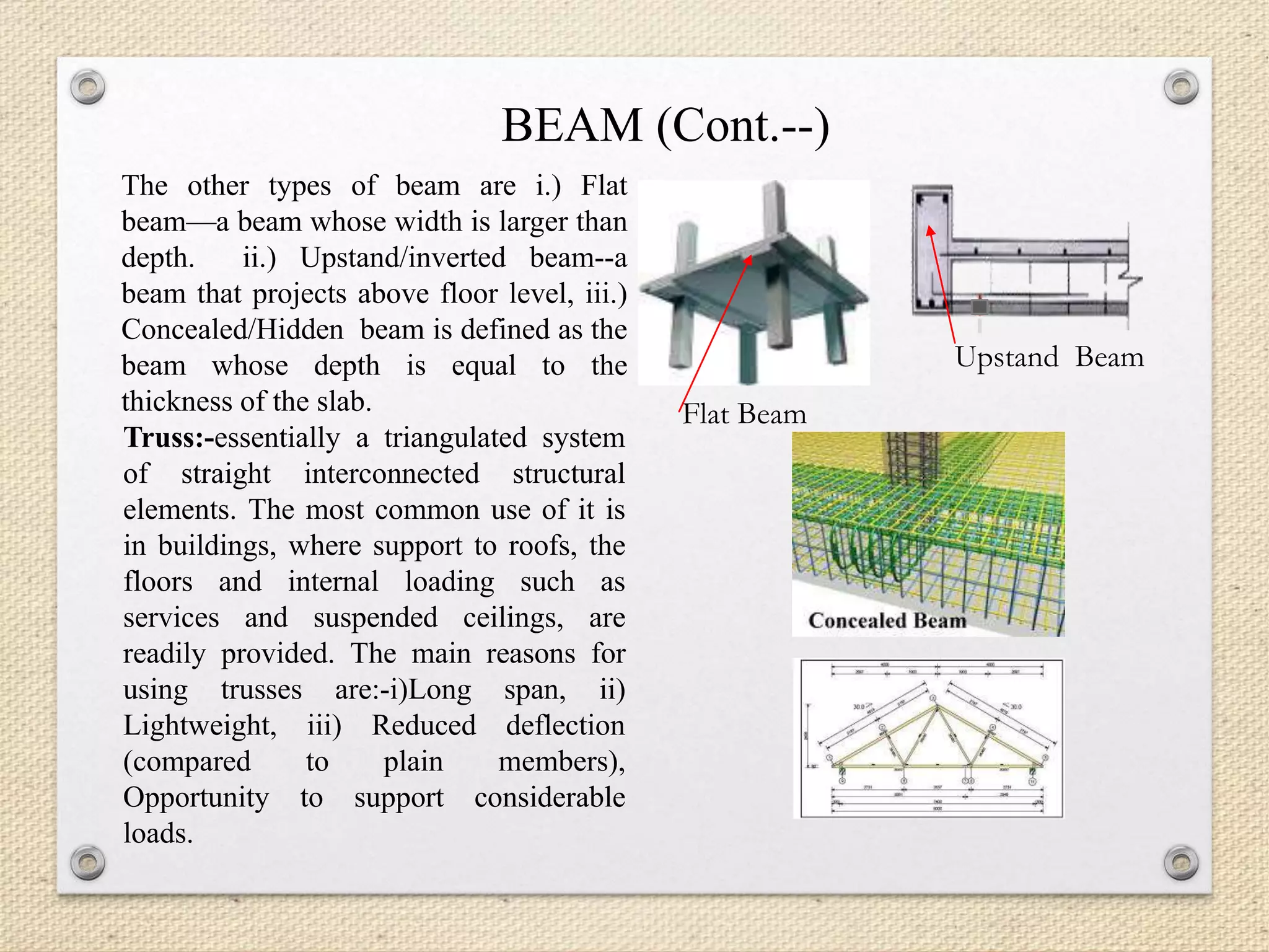 Basic component of buildings | PPTX
