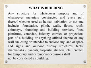 Basic component of buildings | PPTX