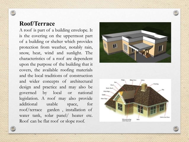 Basic component of buildings | PPTX | Civil Engineering Industry ...