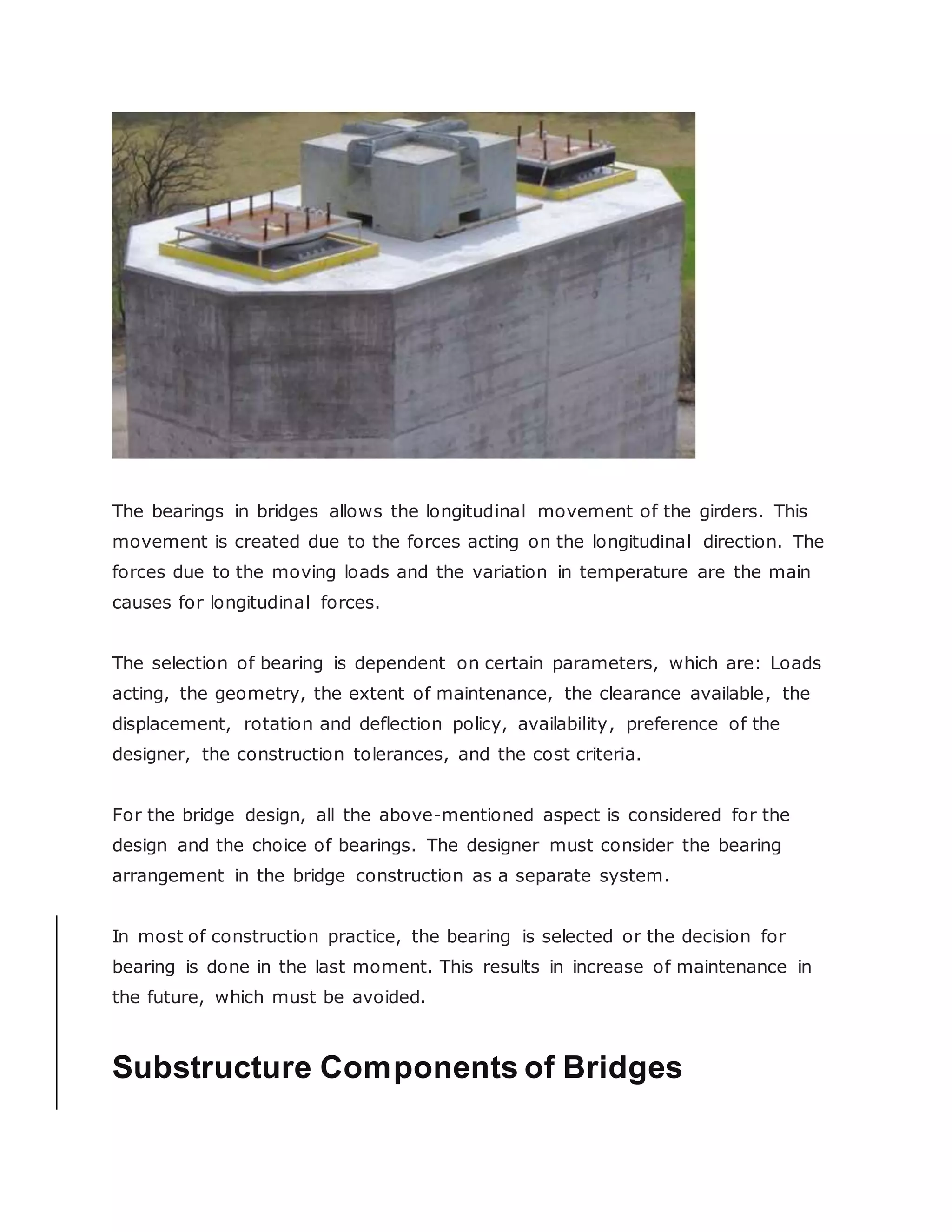 Basic components and parts of bridge structures | DOCX