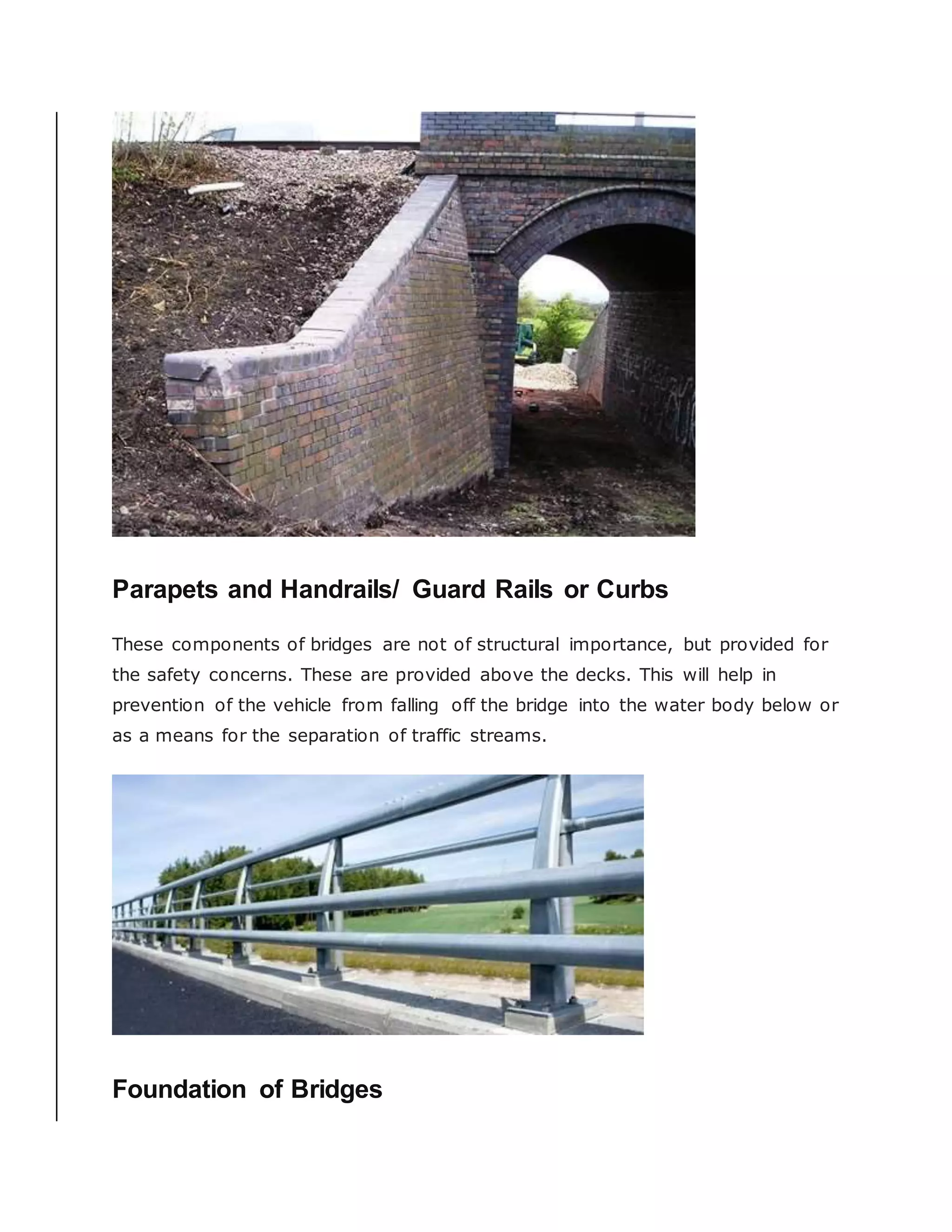 Basic components and parts of bridge structures | DOCX