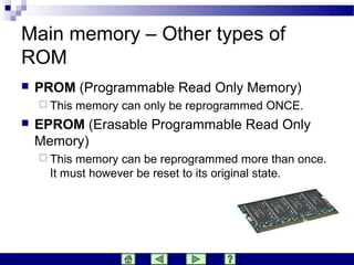 Basic components, memory | PPS