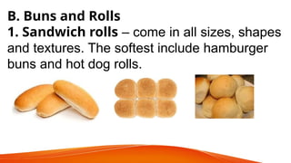 sandwich components, tools and equipment used in preparing sandwiches ...
