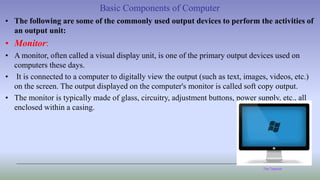 Basic Components of Computer....pdf | Computer Peripherals | Computing