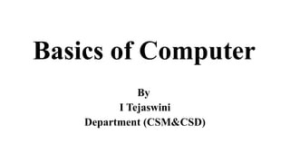 Basic Components of Computer(Hardware and Software).pptx
