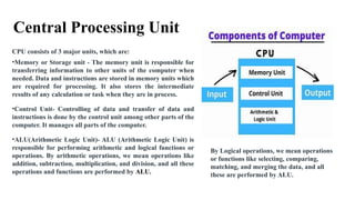Basic Components of Computer(Hardware and Software).pptx