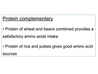 Basic components of food | PPT