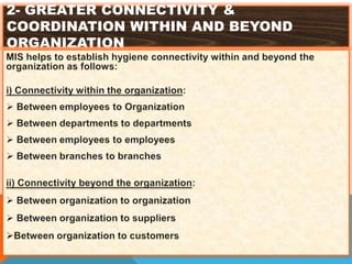 Basic components of MIS, its applications and outcomes | PPT