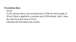 Basic Computations in Soil and water Relationship | PPT