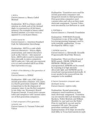 Basic computer | DOCX