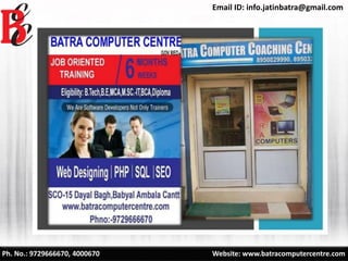 Basic Computer Centre ! BATRA COMPUTER CENTRE | PDF