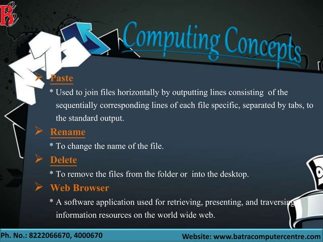 Basic Computer Training in Ambala ! Batra Computer Centre | PPT