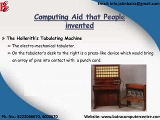 Basic Computer Training Centre in Ambala ! Batra Computer Centre | PPT