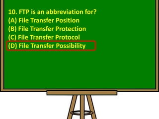 20 basic computer mcqs | PPTX