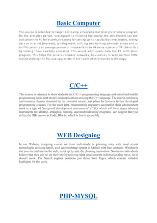 Basic Computer.docx | Web Development | Internet