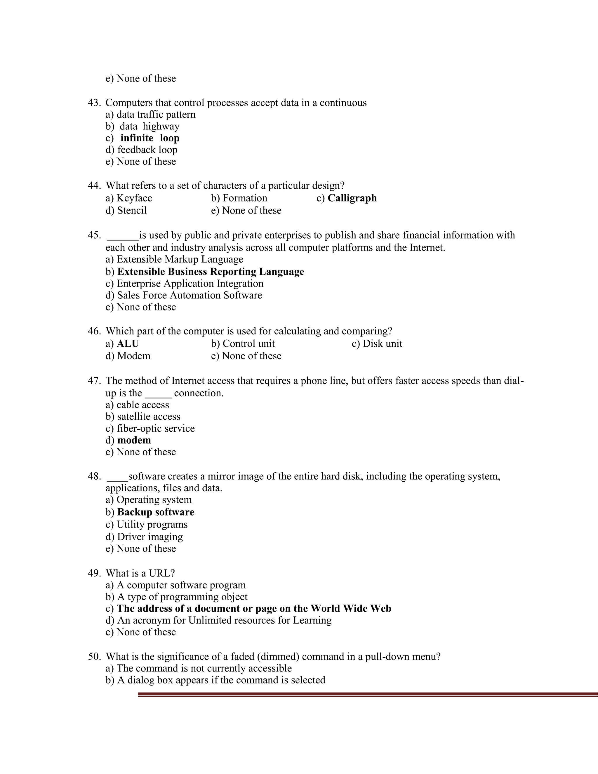 Basic computer question | PDF
