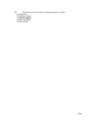 Basic computer question | PDF