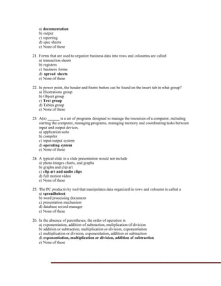 Basic computer question | PDF