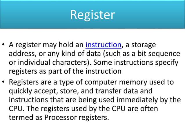 Basic computer architecture | PPT
